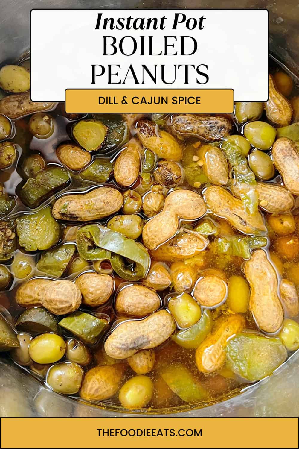 Instant Pot Boiled Peanuts with Dill and Cajun Spice